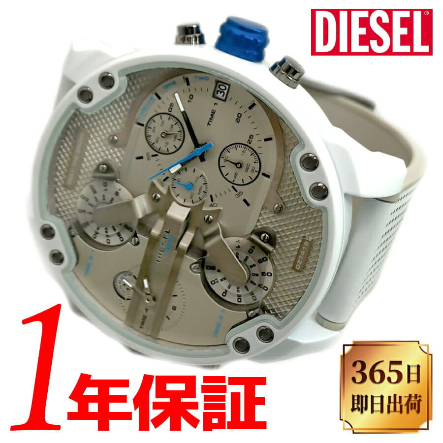 [New]DIESEL diesel DZ7419 Mr Daddy 2.0 Mr. Daddy leather mens clock 10 ...
