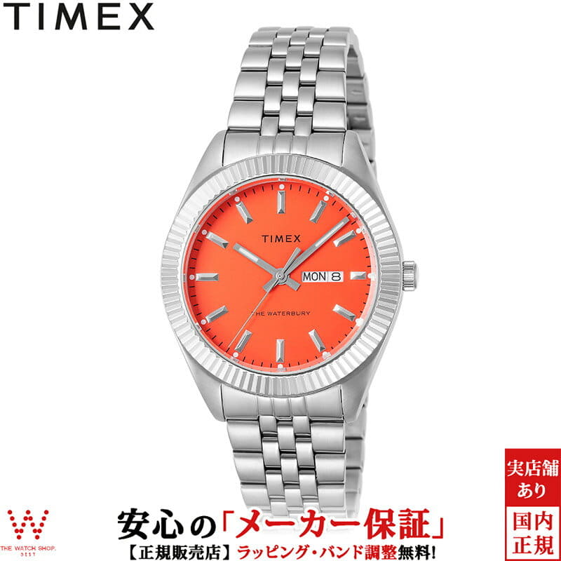 [New]2,000 yen Timex TIMEX Waterbury Legacy mens Ladies clock orange ...