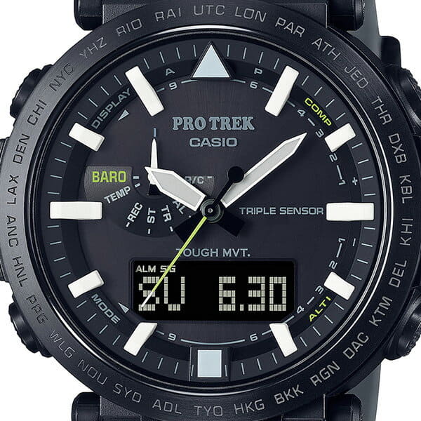 [New]Model PRW-6620YFM-1JR mens Electric wave solar mountain climbing ...