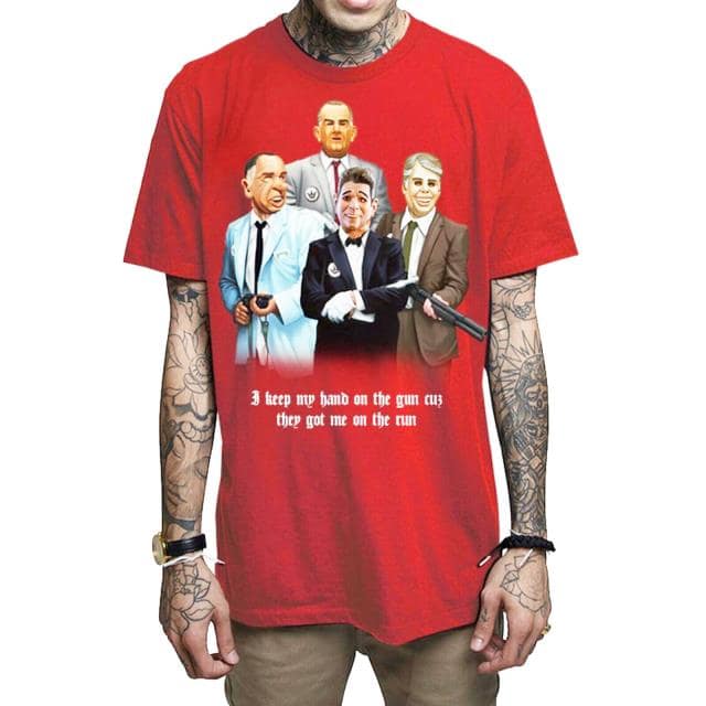 [New]Mafioso Men's Dead Prez Red Short Sleeve T Shirt Clothing Apparel ...