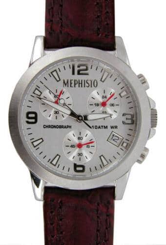 [New]mefisuto Mephisto Women's Stainless Steel Leather Round ...