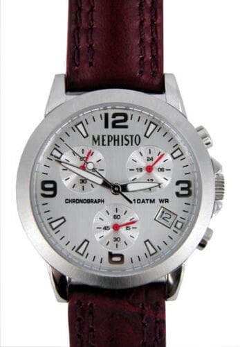 [New]mefisuto Mephisto Women's Stainless Steel Leather Round ...
