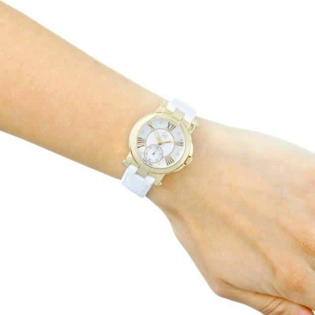 [New]gesu Guess Collection GC Women's Demoiselle Gold Tone Leather ...