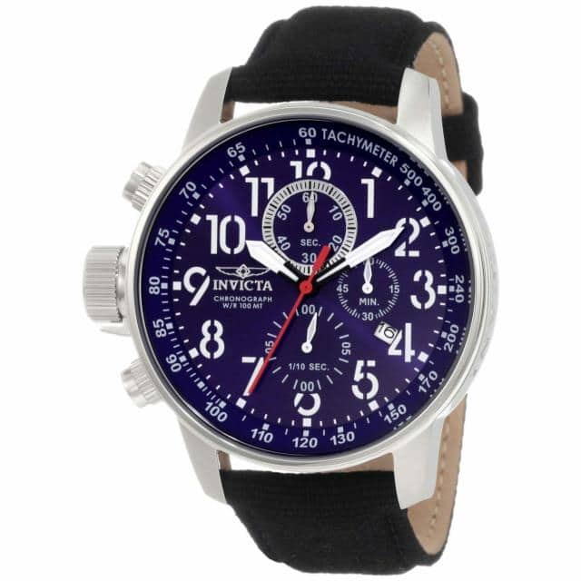 [New]Invicta Men's Watch Blue Dial 1/10 Second Lefty Chronograph ...