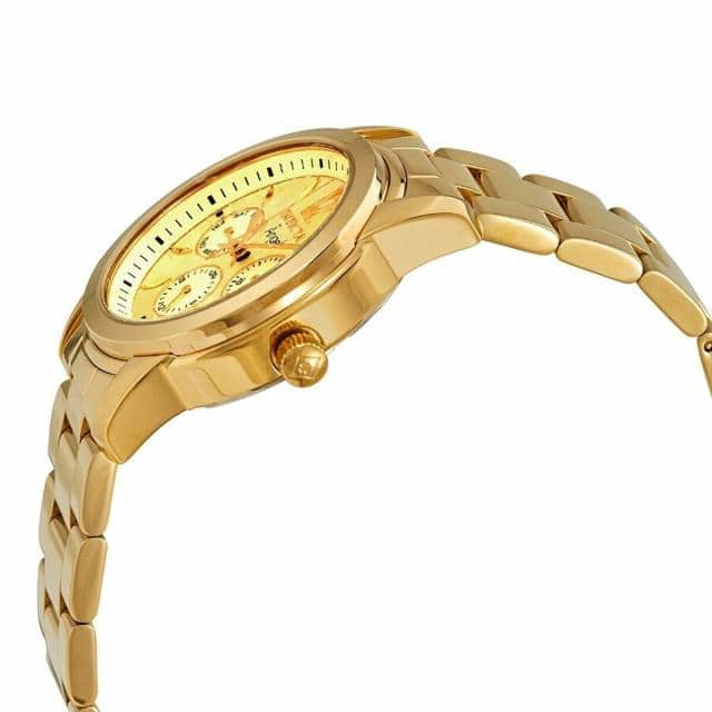 [New]Invicta Women's Watch Angel Quartz Champagne MOP Dial Yellow Gold ...