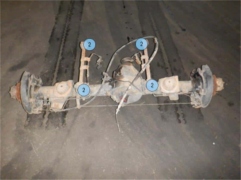 [Used]Rear Differential Housing Assembly TOYOTA Land Cruiser 1992 S ...