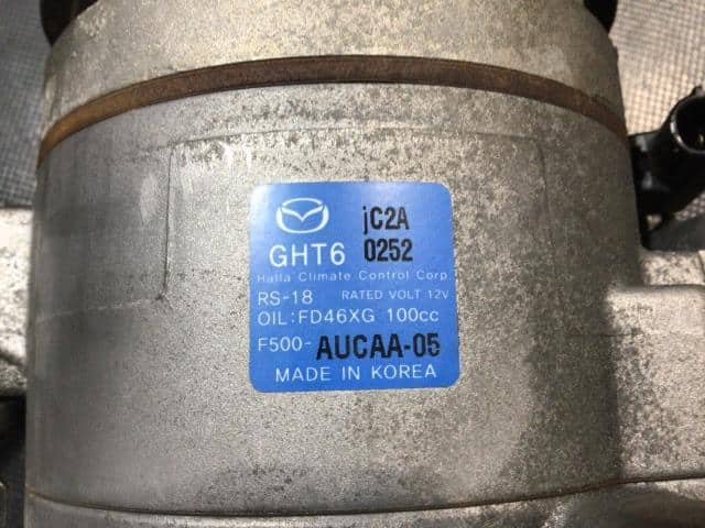 [Used]A/C Compressor MAZDA Atenza 2014 LDA-GJ2FP GHT661450A - BE ...