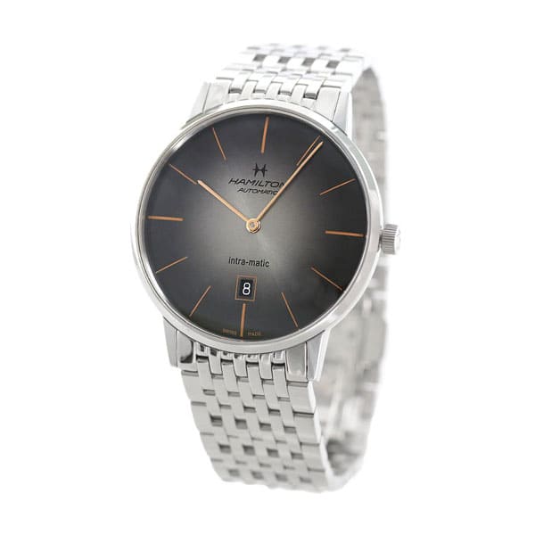 [New]H38755181 HAMILTON menzuintoramatikku Automatic winding gray ...