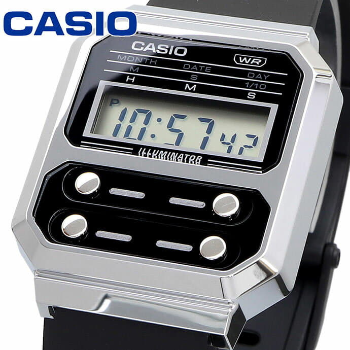 [New]It is all 2/4-2/11 article CASIO Casio clock CASIO Casio F-100 ...