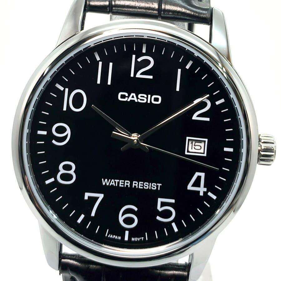 [New]cat POS CASIO Casio mens Quartz watch round 3 standard atmosphere ...