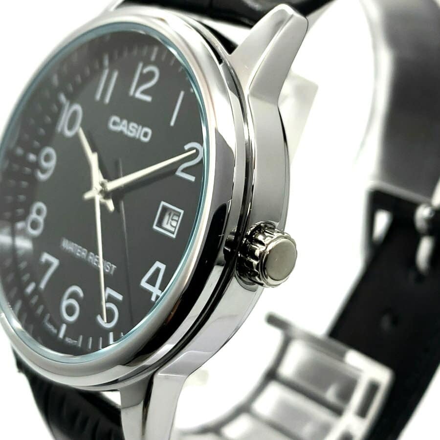 [New]cat POS CASIO Casio mens Quartz watch round 3 standard atmosphere ...