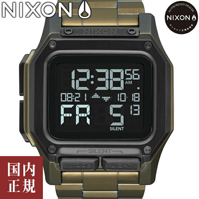 [New]It is NIXON NIXON watch mens Regulus SS surplus Black A12681089-00 ...