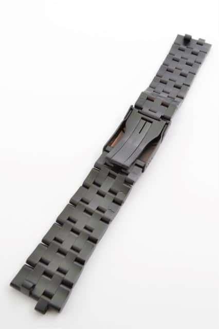 [New]traser Traser Unisex Black Stainless Steel Medium Watch Bracelet ...