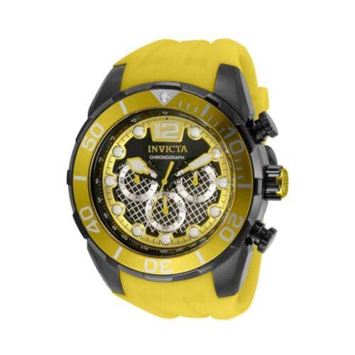 [New]PRO pro Invicta Homme Montre Pro Diver Gunmetal Etui Jaune ...