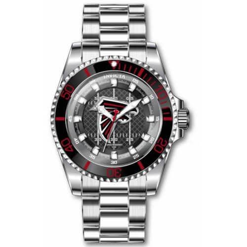 [New]N F L Invicta NFL Atlanta Falcons Men's Watch Black & Red Dial ...