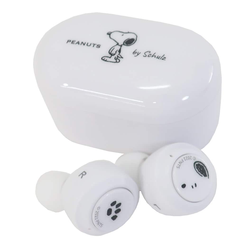 [New]The PEANUTS which Snoopy perfection wireless stereo earphone ...