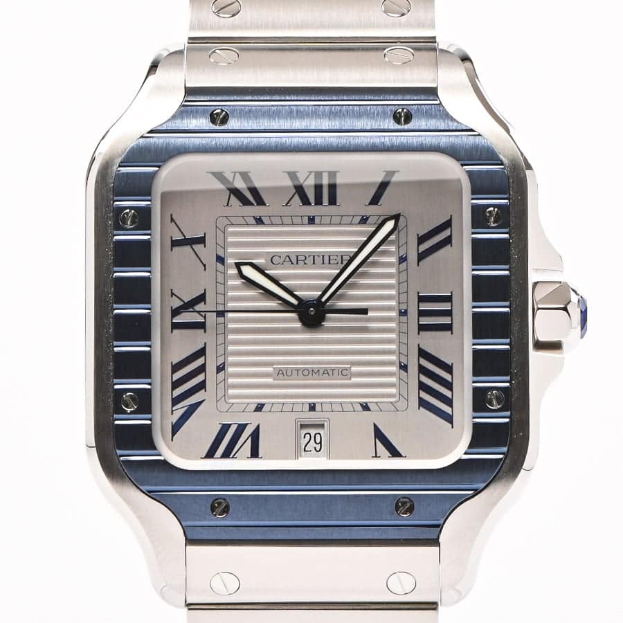 [New]Cartier Santos do Cartier LM WSSA0047 Silver mens - BE FORWARD Store