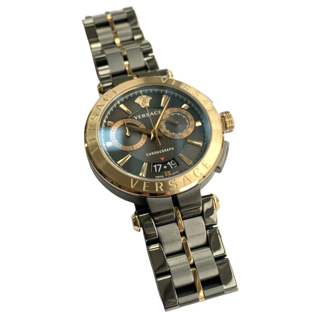 [New][VERSACE] Versace mens Aion Chronograph Mens 45mm 5ATM VE1D00619 ...
