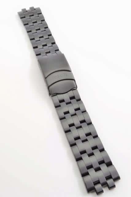 [New]traser Traser Unisex Black Stainless Steel Medium Watch Bracelet ...