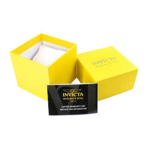 [New]Invicta Orologio da Uomo Excursion Data Cronografo Display Oro e Nero Dial 43647 unisex ...