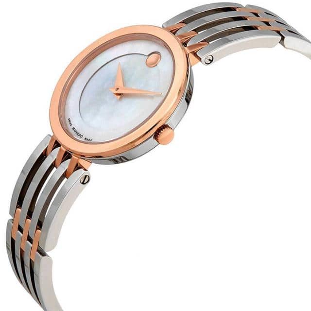 [New]mobado Movado Women's Esperanza Watch Quartz White MOP Dial Two ...