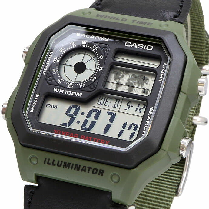 [New]All 2/15 our store article & CASIO Casio clock world time digital mens AE-1200WHB-3BV - BE ...
