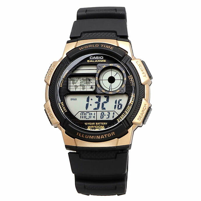 [New]All 2/15 our store article & CASIO Casio clock world time digital mens AE-1000W-1A3V - BE ...