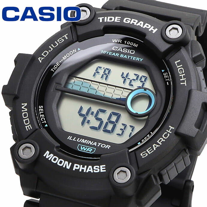 [New]All 2/15 our store article & CASIO Casio clock tide graph digital mens WS-1300H-1AV - BE ...