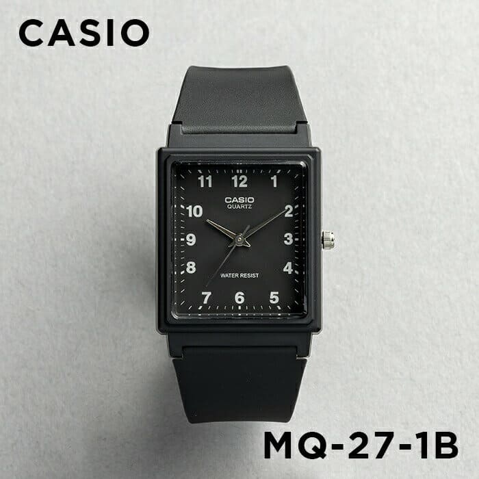 [New][Japanese non-release CASIO STANDARD Casio standard MQ-27-1B clock mens Ladies analog Black ...