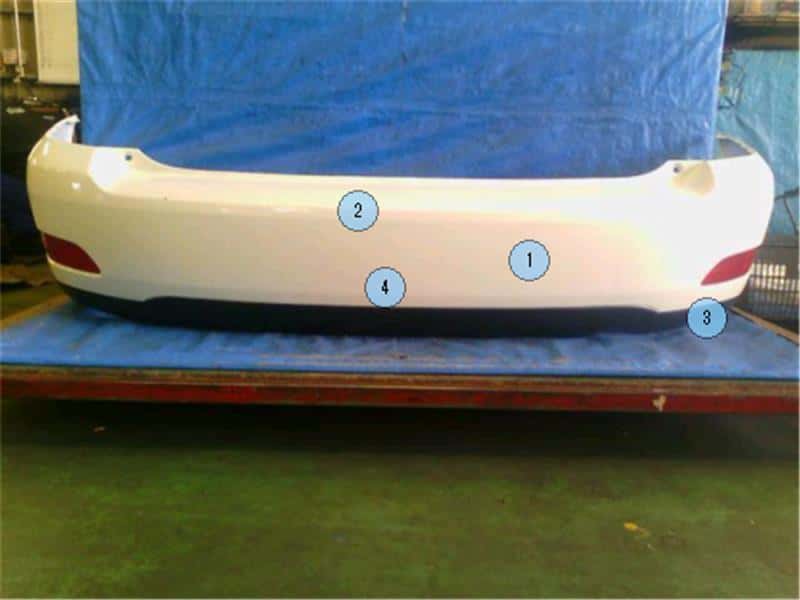 [Used]Rear Bumper Assembly TOYOTA Harrier 2007 CBA-ACU30W 5215948050A0 ...