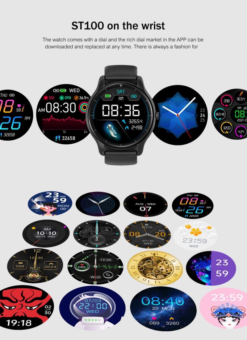 [New]Brightness adjustment mode stopwatch alarm clock IP68 ...