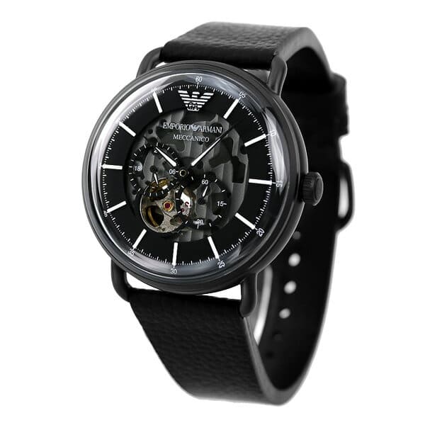 [New]Emporio Armani Armani clock skeleton Automatic winding mens ...