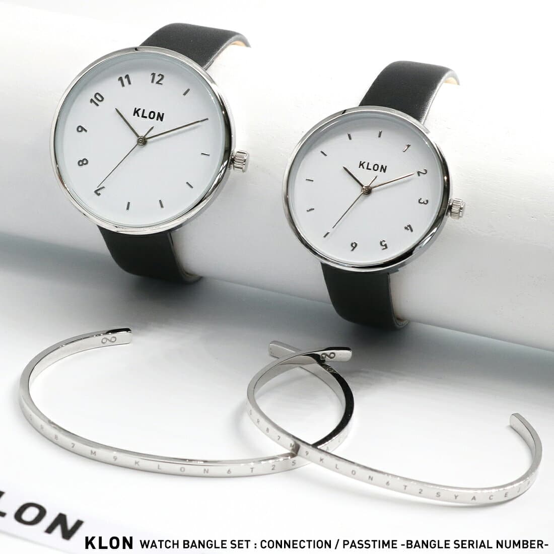 [New]New work mens Ladies design design Pair watch pair couple KLON WATCH BANGLE SET - BE ...