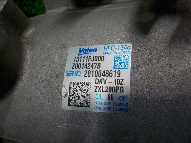 [Used]A/C Compressor SUBARU Impreza 2012 DBA-GP2 73111FJ000 - BE ...