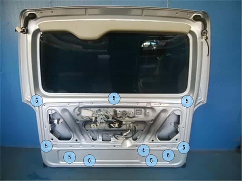 [Used]Back Door Assembly TOYOTA Hiace Van 2011 CBF-TRH200V - BE FORWARD ...