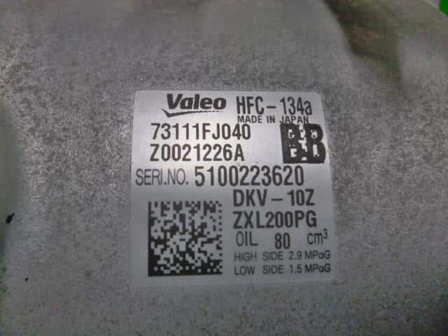 [Used]A/C Compressor SUBARU Impreza 2015 DBA-GJ7 73111FJ040 - BE ...