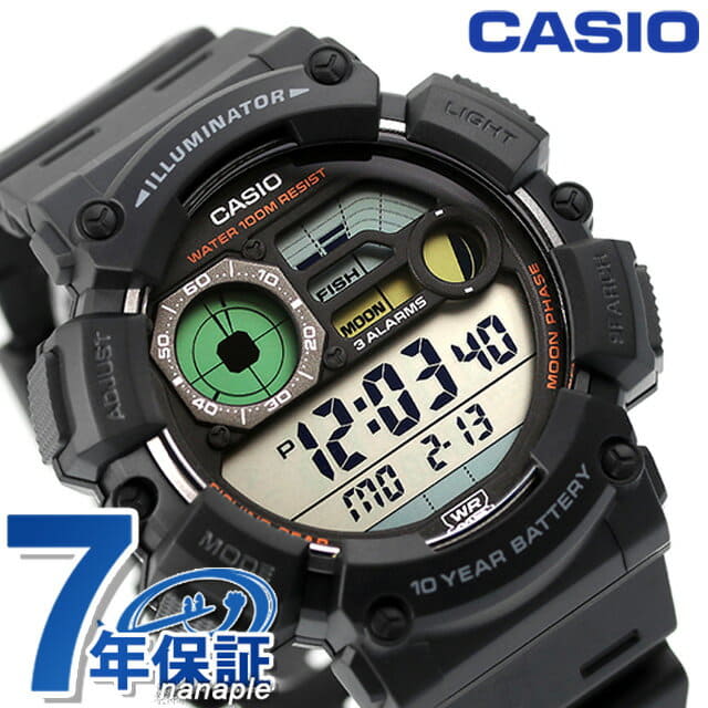 [New]CASIO Casio quartz WS-1500H-1AV mens Casio casio digital Black ...