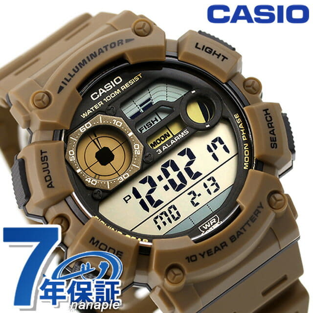 [New]CASIO Casio quartz WS-1500H-5AV mens Casio casio digital brown ...