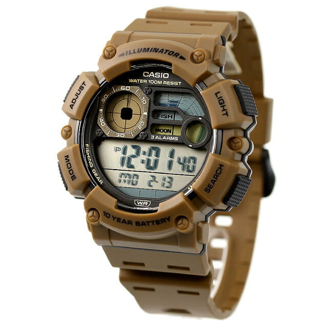 [New]CASIO Casio quartz WS-1500H-5AV mens Casio casio digital brown ...