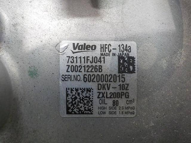 [Used]A/C Compressor SUBARU Impreza 2016 DBA-GJ7 73111FJ040 - BE ...