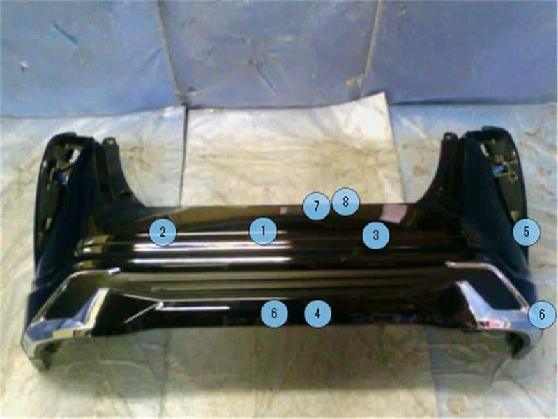 [Used]Rear Bumper Assembly TOYOTA Prius 2016 DAA-ZVW50 5215947110C0 ...