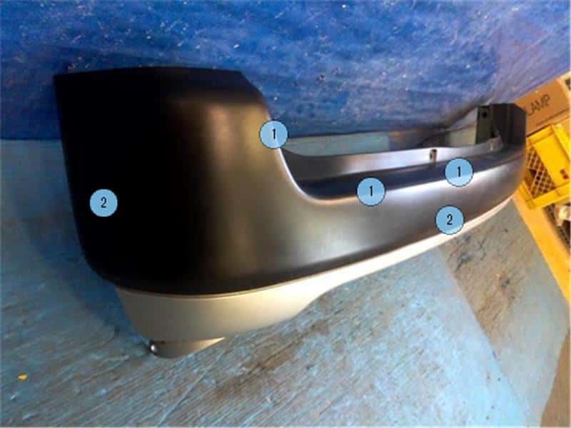 [Used]Rear Bumper Assembly TOYOTA Probox Van 2015 DBE-NCP165V - BE ...