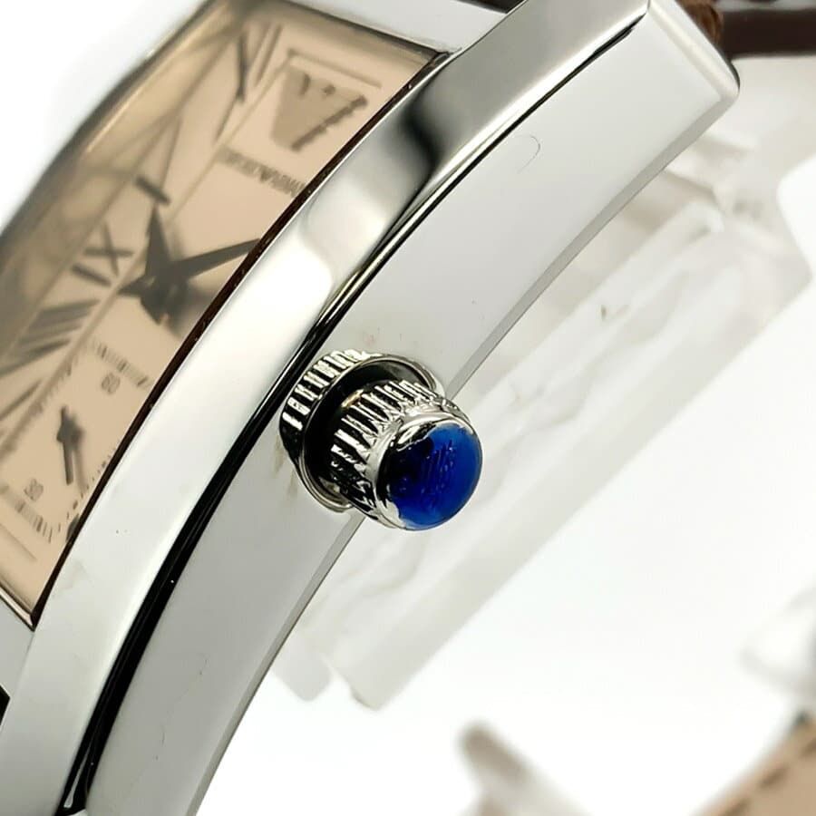 [New]EMPORIO ARMANI Emporio Armani Ladies Quartz watch rectangular ...