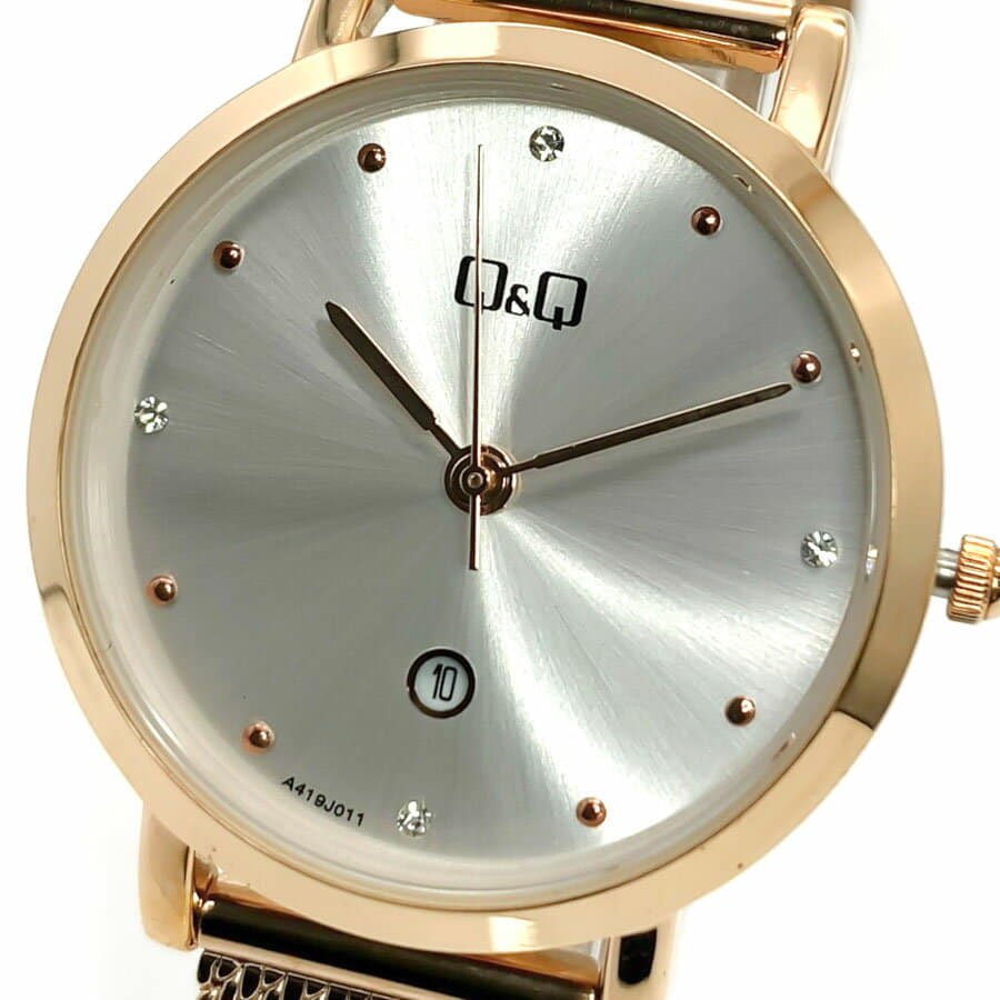 [New]Citizen CITIZEN Q&Q Q&Q Ladies Quartz watch round 3 standard ...