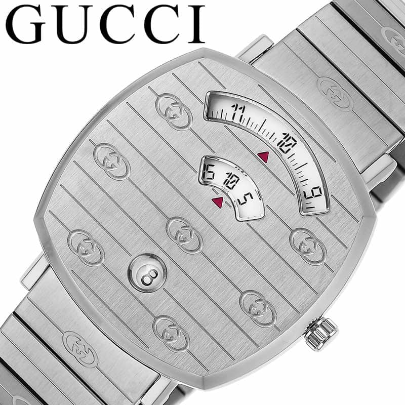 [New]Gucci GUCCI clock grip GRIP unisex YA157401 Silver high quality ...