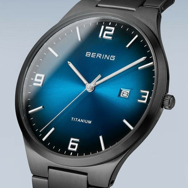 [New]BERING Bering TITANIUM Collection quartz titanium case 40mm 5 bar ...