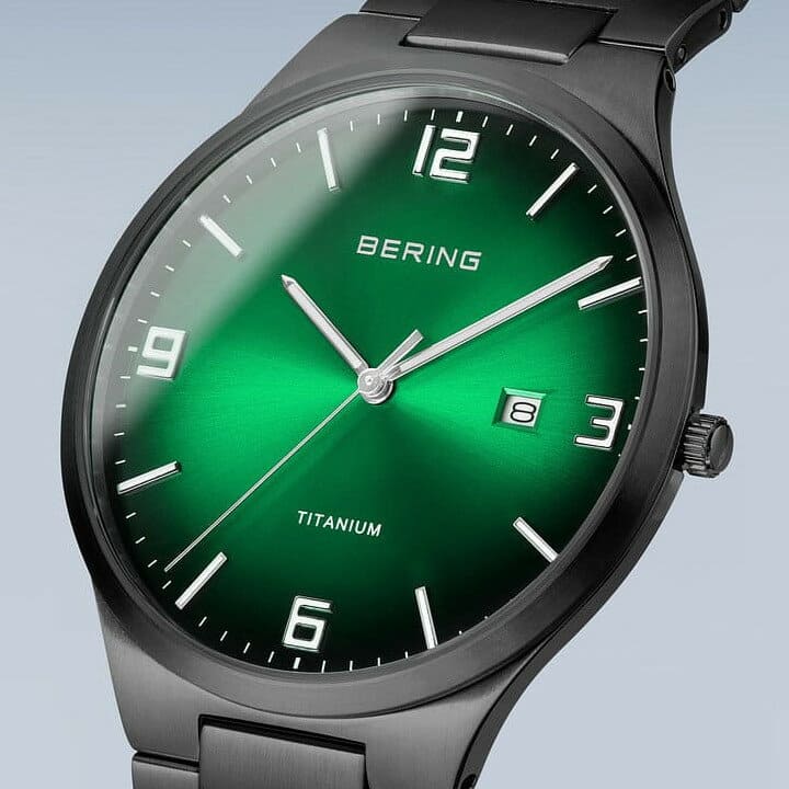 [New]BERING Bering TITANIUM Collection quartz titanium case 40mm 5 bar ...