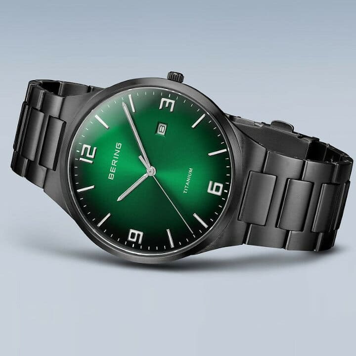 [New]BERING Bering TITANIUM Collection quartz titanium case 40mm 5 bar ...