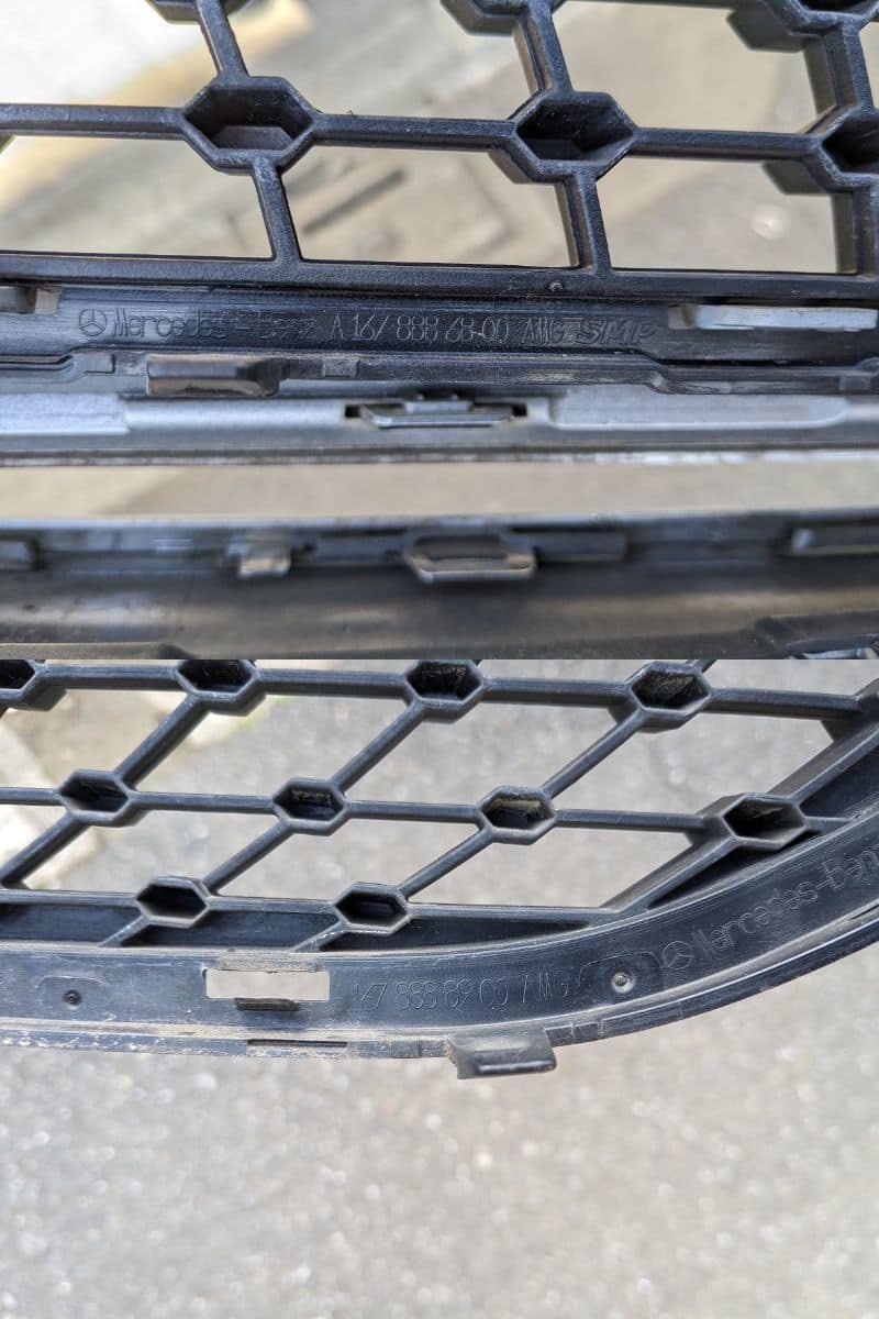 [Used]Benz W167 GLE Genuine AMG Radiator Grille 1678886200 1678886300 ...