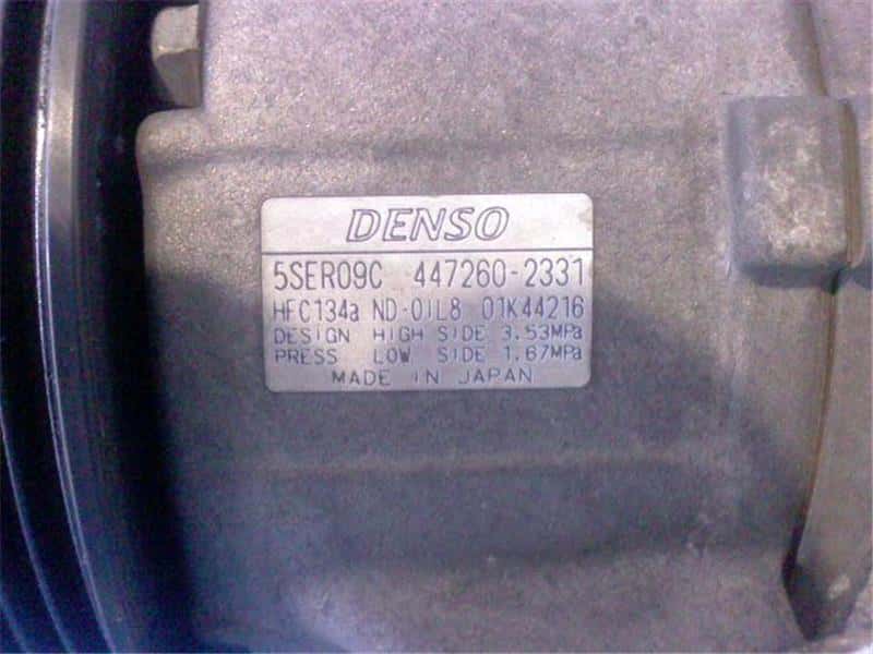 [Used]A/C Compressor TOYOTA Vitz 2008 DBA-KSP90 8831052592 - BE FORWARD ...
